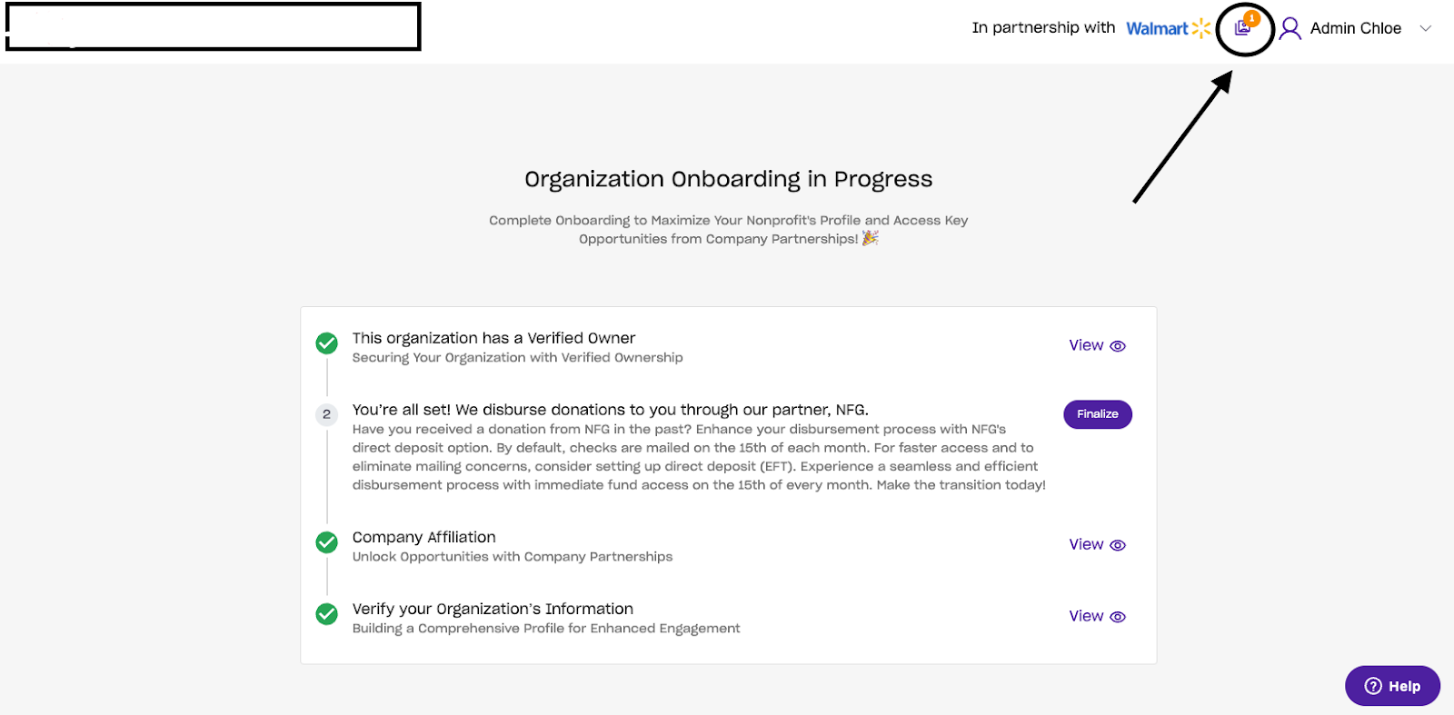 501(c)(3) Onboarding – Deed Help Center